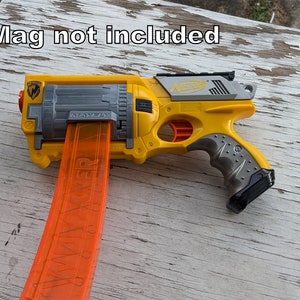 LOKI Nerf MAYFLY W/nightingale Wheels Talon Mag-fed Nerf Maverick Foam Dart Blaster - Etsy