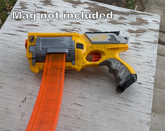 LOKI Nerf MAYFLY W/nightingale Wheels Talon Mag-fed Nerf Maverick Foam Dart Blaster - Etsy