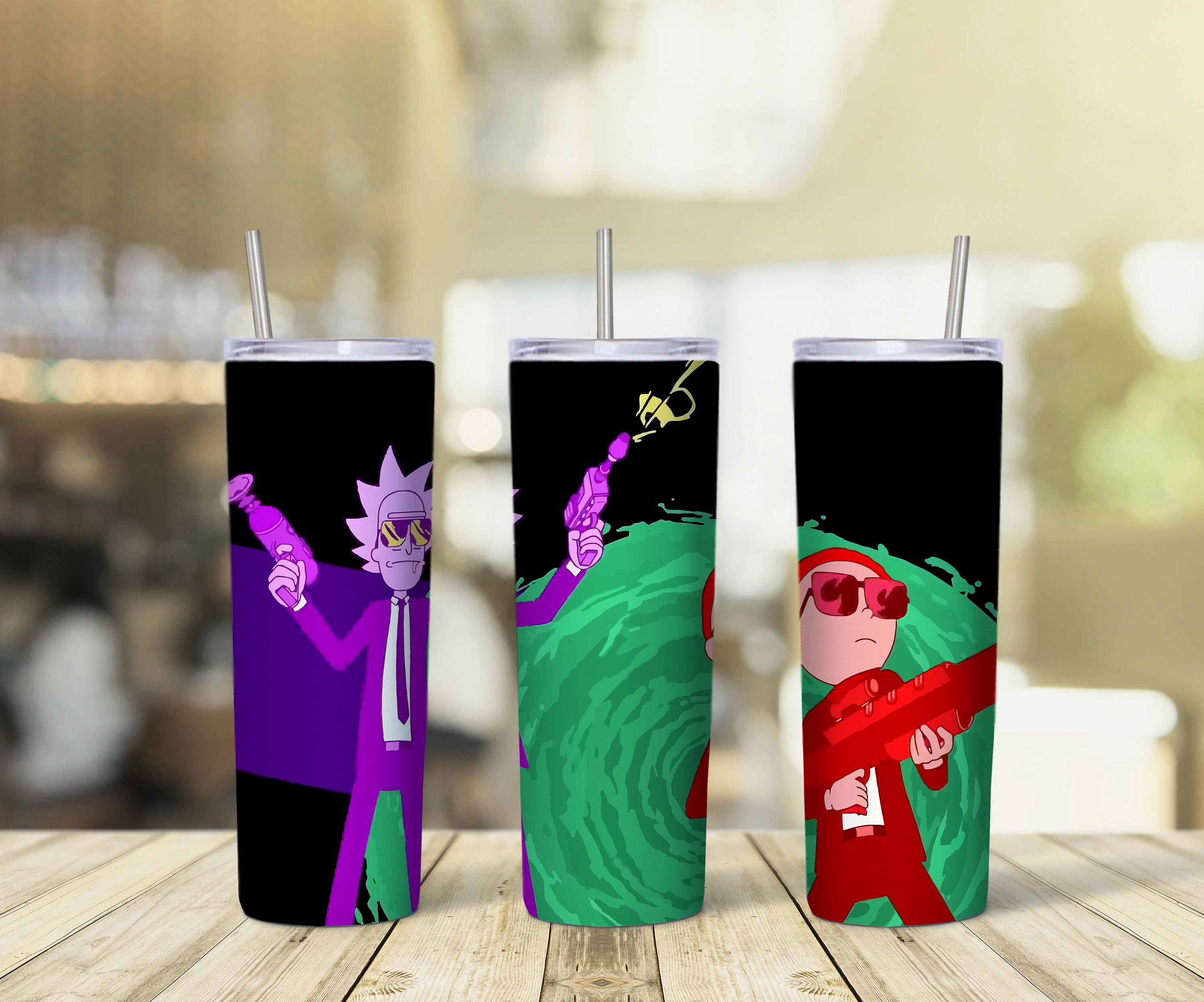 20 Oz Rick and Morty Tumbler Png Rick and Morty Tumbler Wrap - Etsy