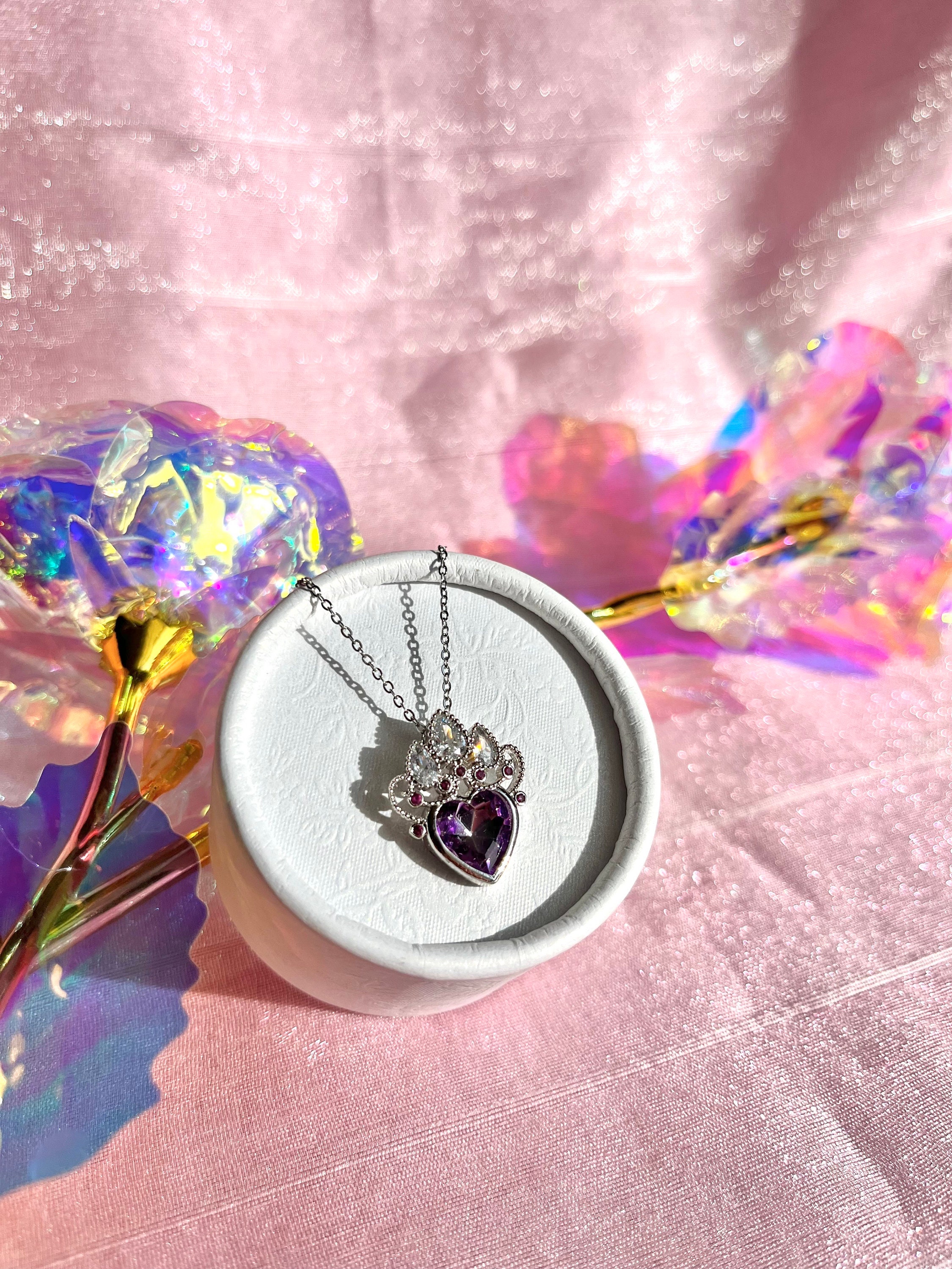 Tangled Rapunzel Crown Necklace Gold Plated Brass Necklace, Rapunzel ...