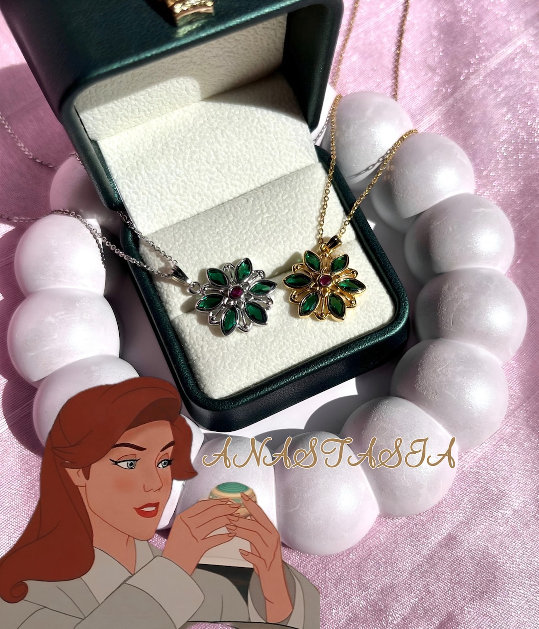 Anastasia Together in Paris Necklace, Once Upon A December, Anya Romanov, Anastasia Necklace ...