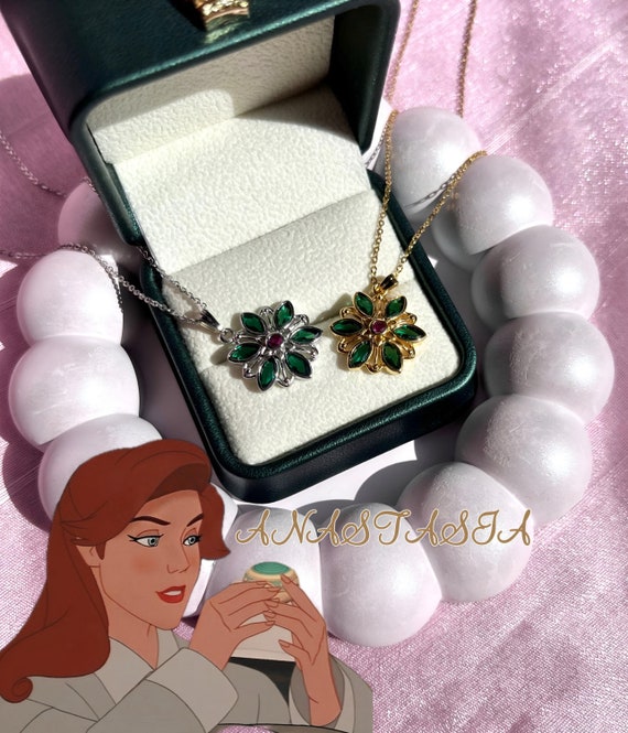 Anastasia Together in Paris Necklace Once Upon A December Anya Romanov Anastasia Necklace Gift for Her Christmas Gift Etsy