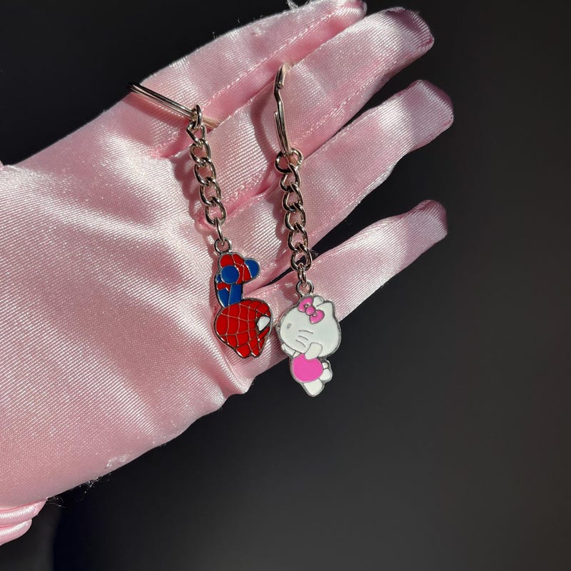 Spiderman Keychain - Etsy