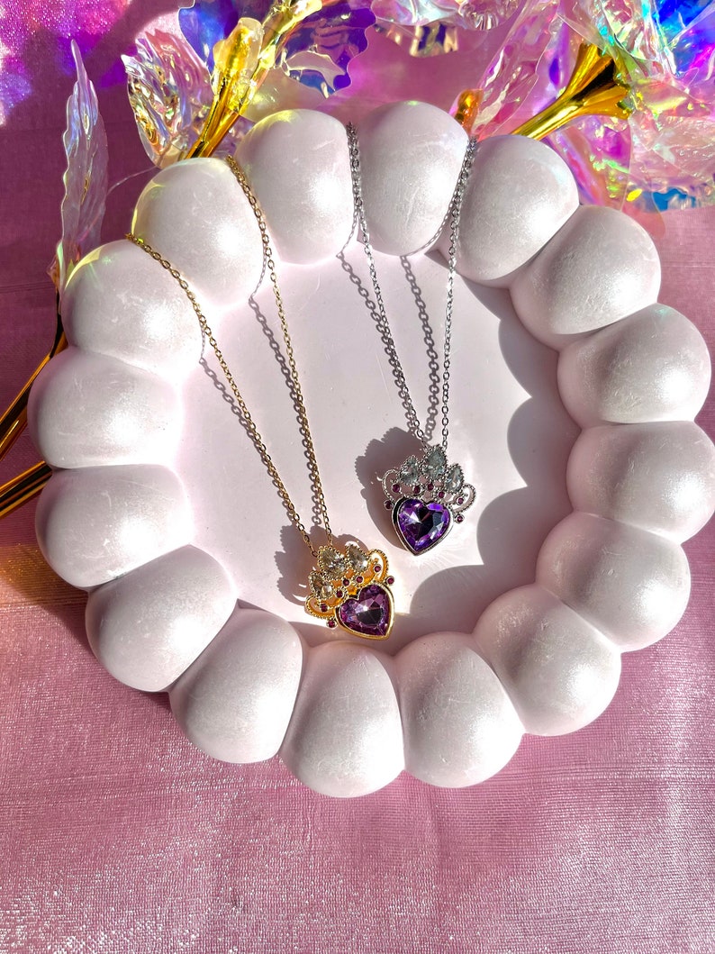 Tangled Rapunzel Crown Necklace Gold Plated Brass Necklace, Rapunzel ...