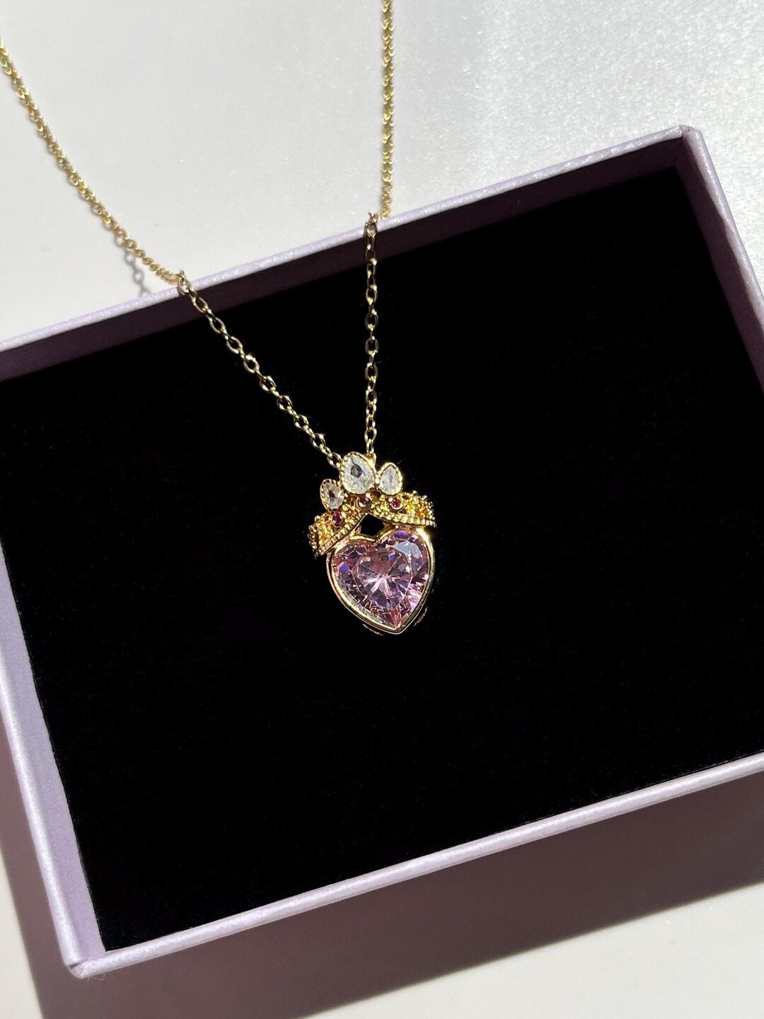 Tangled Rapunzel Crown Necklace Gold Plated Brass Necklace, Rapunzel ...