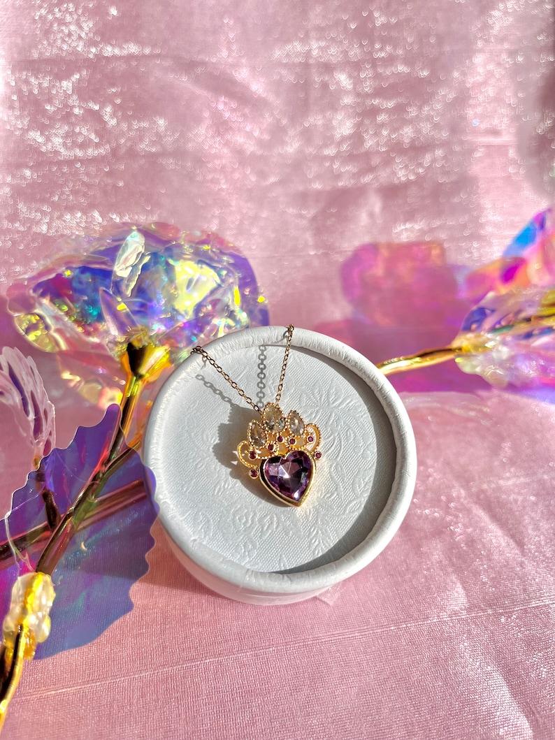 Tangled Rapunzel Crown Necklace Gold Plated Brass Necklace, Rapunzel ...