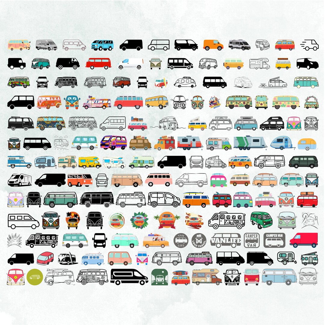 Van Svg,van Png,van Svg Bundle,truck Svg Bundle,car Svg Bundle,camper ...