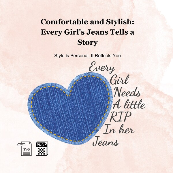 Every Girl Needs a Little Rip in Her Jeans a Little Beth in Her Soul - Etsy