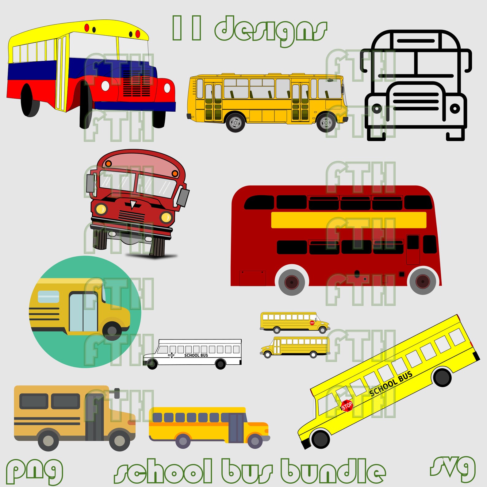 School Bus Svg Bundle School Bus Png Bundle School Bus Svg - Etsy