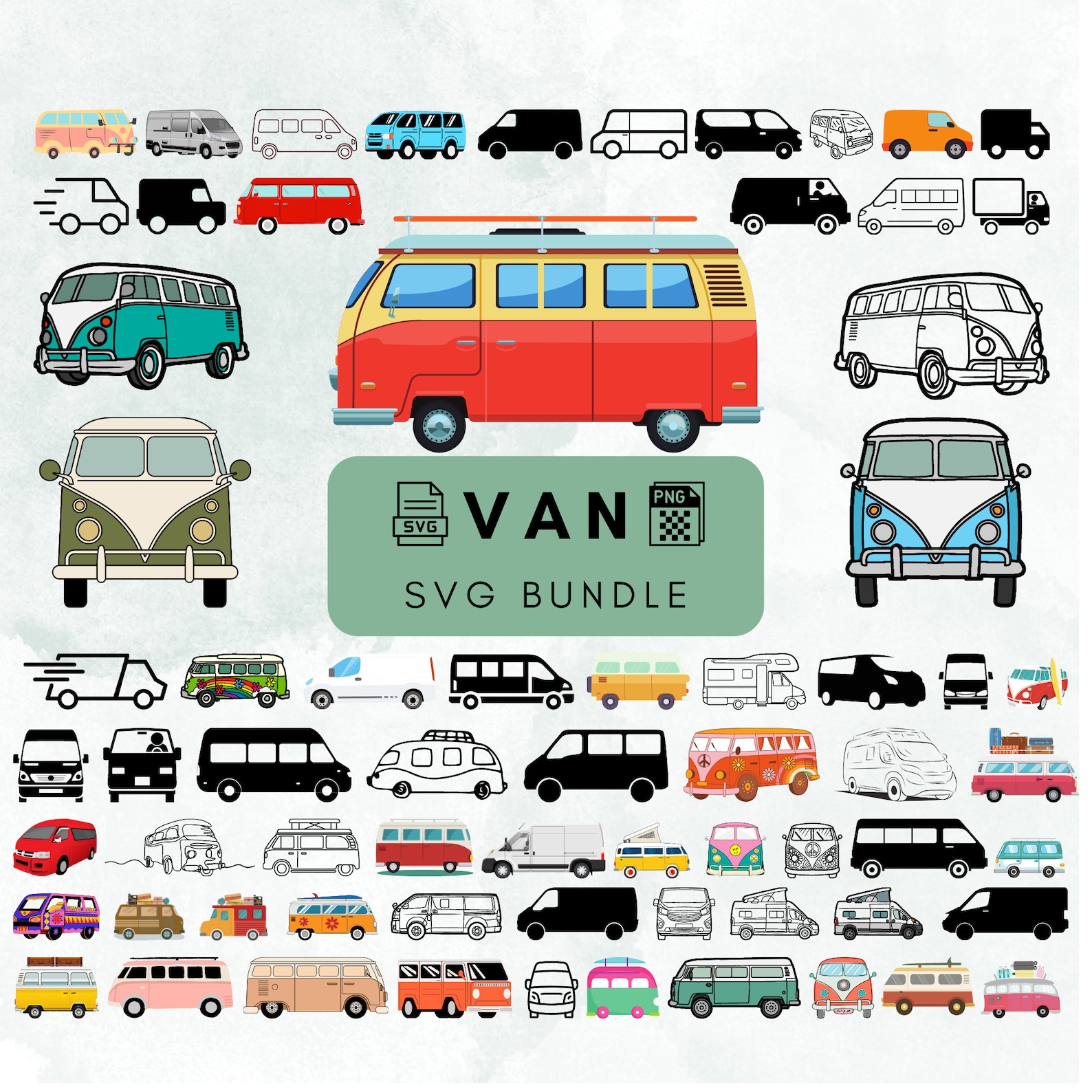 Van Svg,van Png,van Svg Bundle,truck Svg Bundle,car Svg Bundle,camper ...