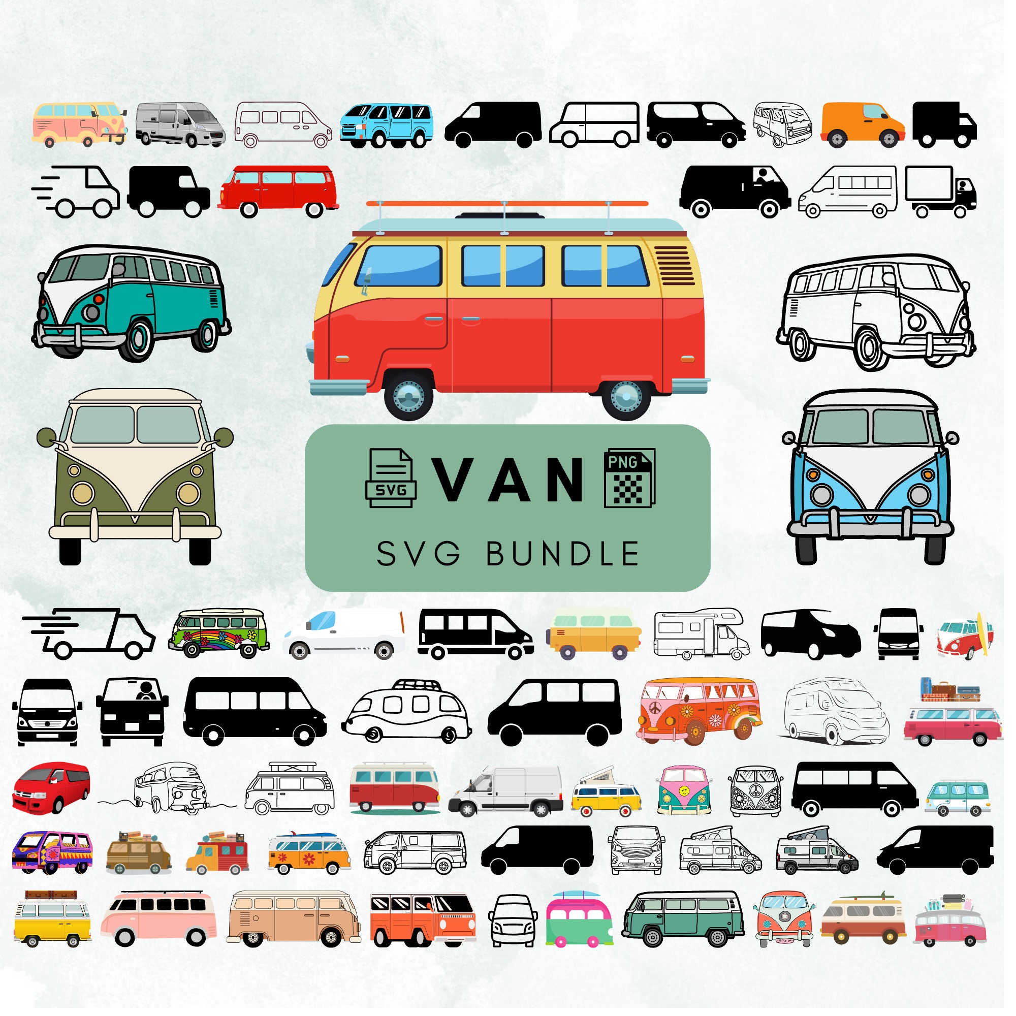 Van Svg,van Png,van Svg Bundle,truck Svg Bundle,car Svg Bundle,camper ...