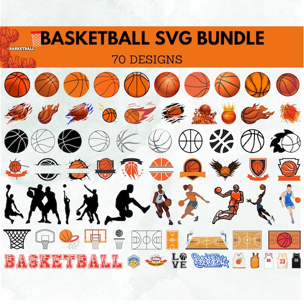 Basketball Svg - Etsy