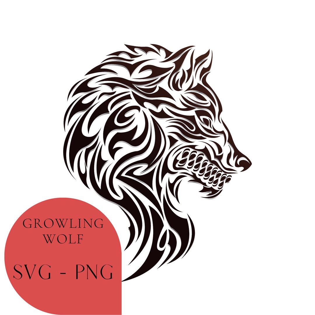 LOBO SVG Wolf Png Gruñido lobo svg Gruñido lobo png Wolf - Etsy México