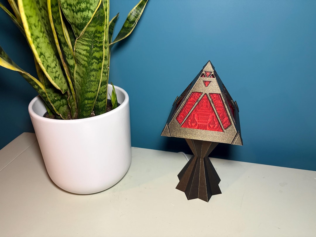Sith Holocron LED Lamp | Star Wars Inspired Light | Dark Side Decor ...