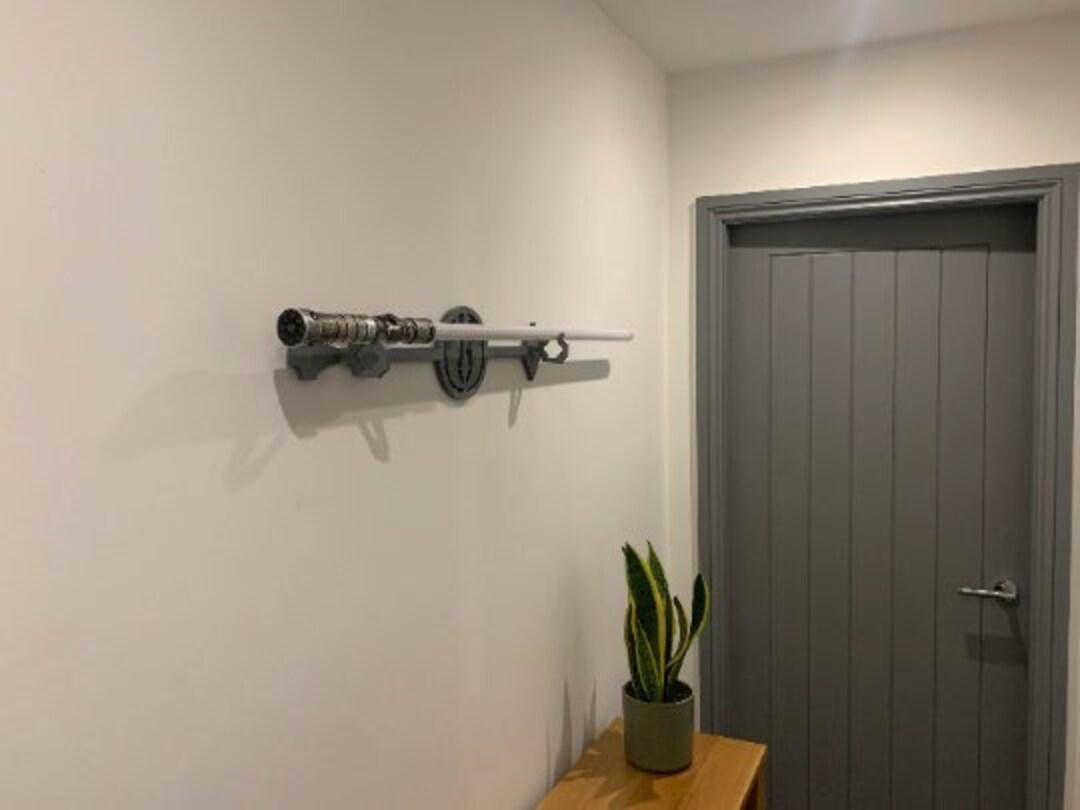 Custom 3D Printed Lightsaber Display Stand | Wall Mount for Star Wars ...