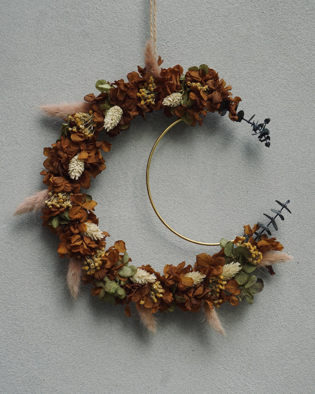 Dried Flower Moon Earth Signs - Etsy