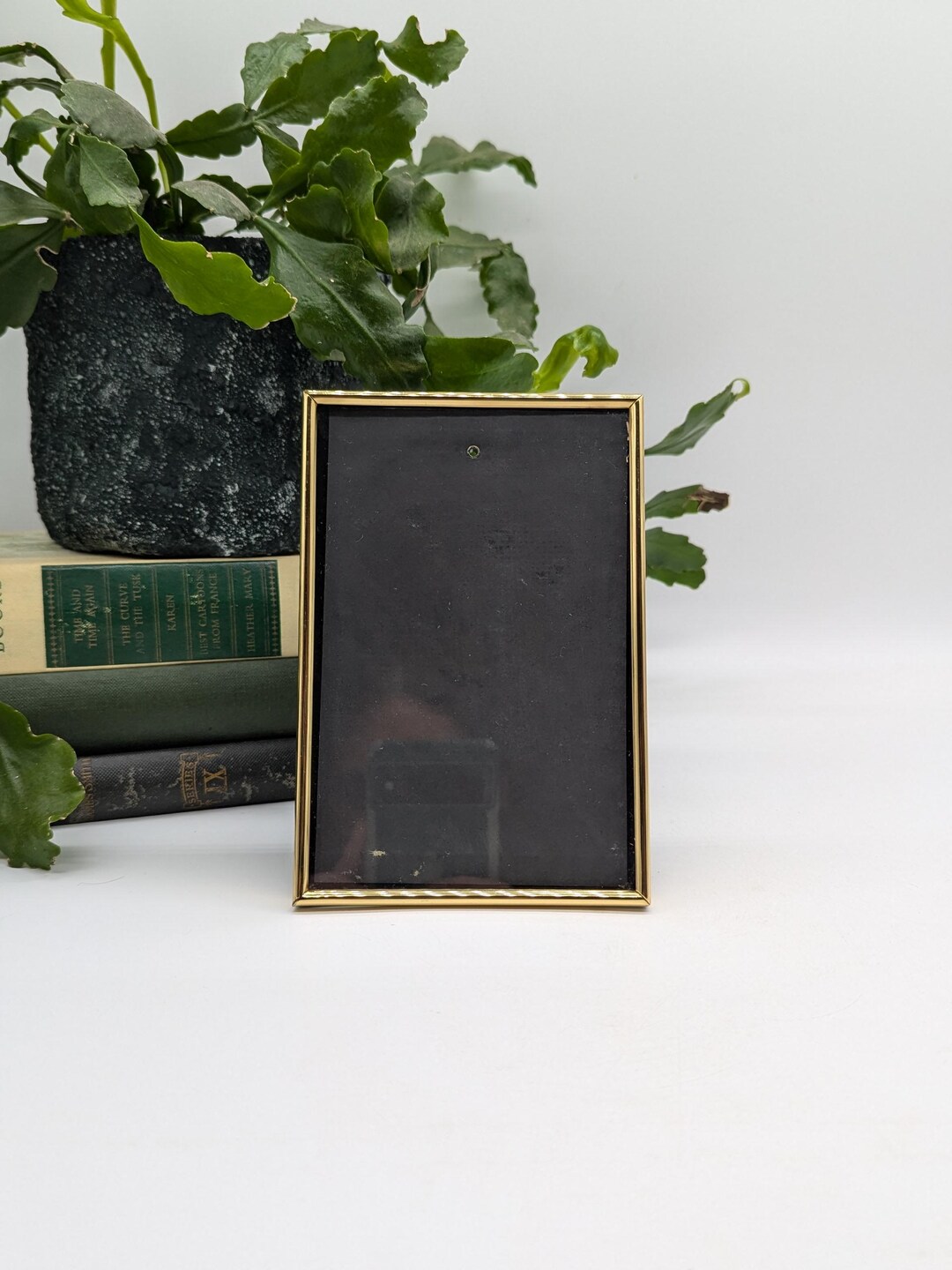 Vintage Rectangular 'solid Brass' Photo Frame 4" X 5.5" 9.5 X 14.5cm by ...