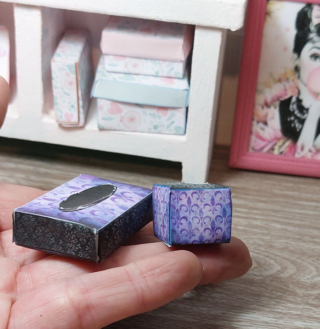 Dolls Scale 1:6. GOTHIC Tissue Boxes Set. Playscale. - Etsy