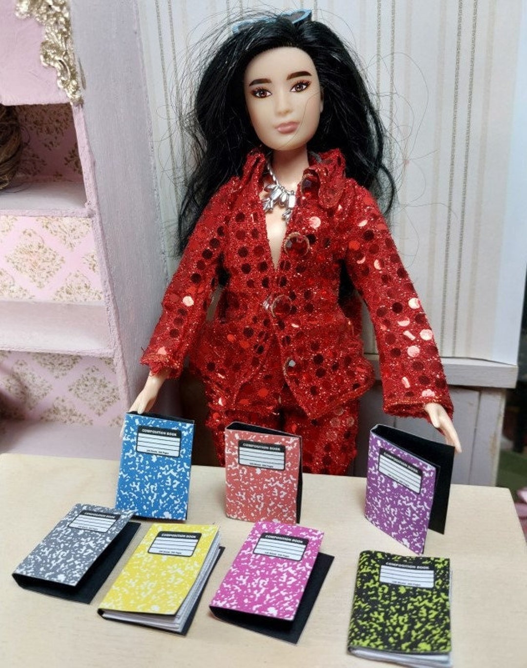 1:6 Dolls. Lot of 8 Different School Notebooks - Etsy