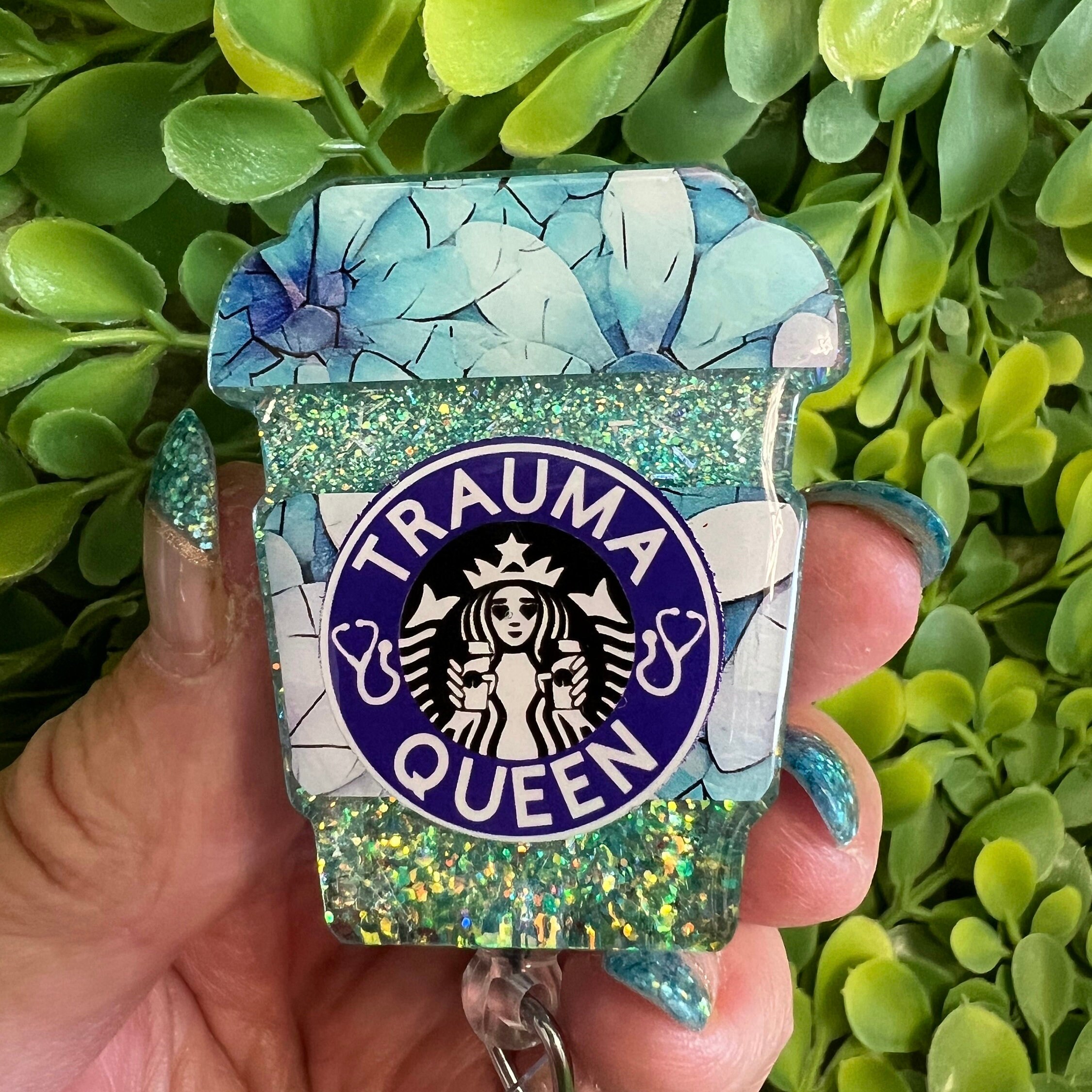 Trauma Nurse Badge Reel,trauma Queen Badge Holder,birthday Gift ...