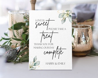 Candy Cart Sign - Etsy