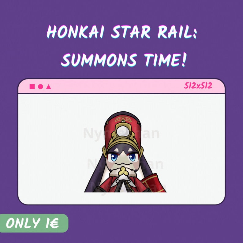Animated Pom Pom Emote Honkai Star Rail Etsy Canada