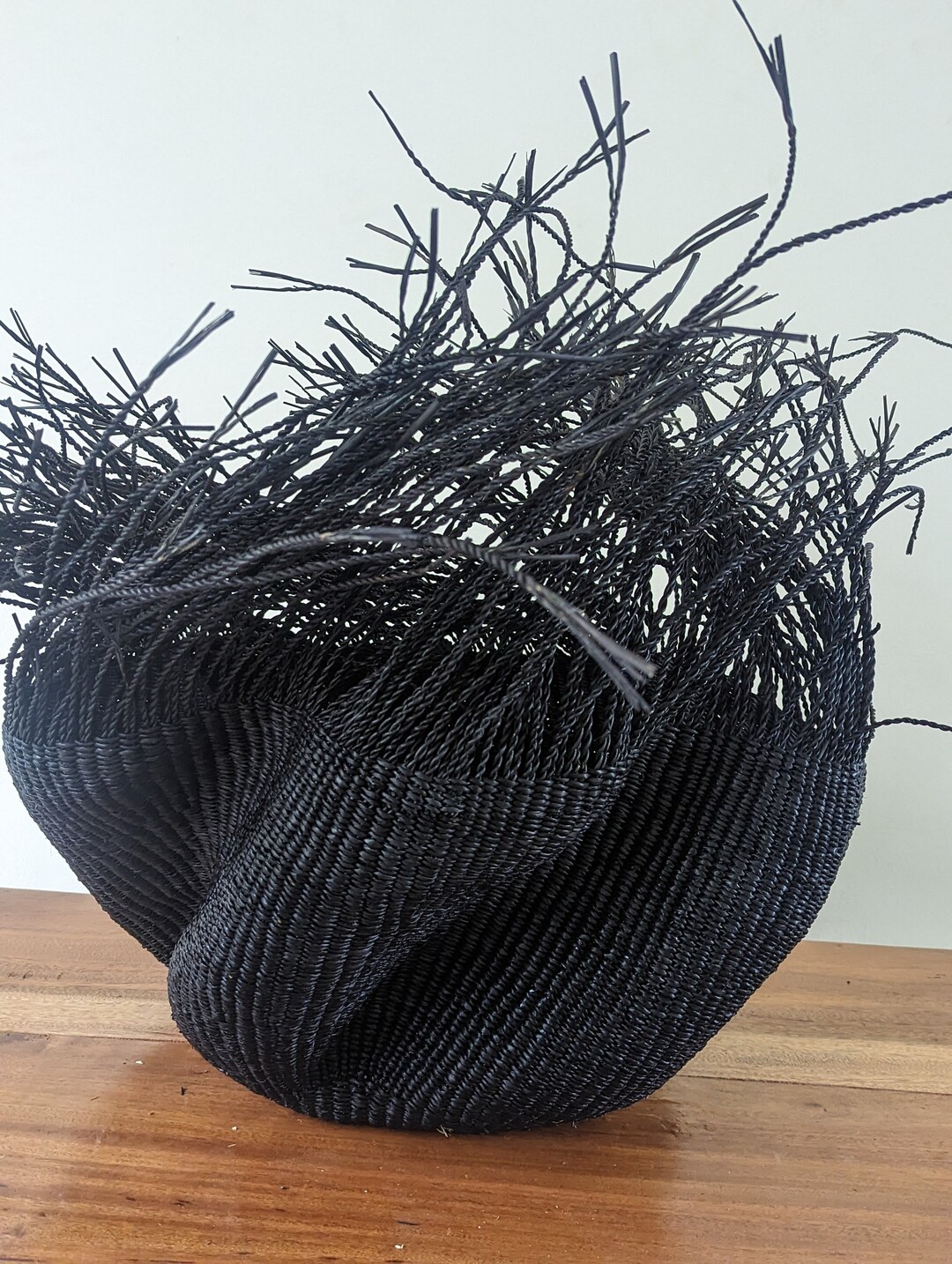 African Basket | Plant Pot | Bolga Vase | Basket | Handmade | Weaving ...