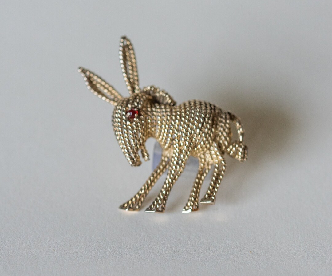 Rare 1965 Grosse Donkey Brooch - Etsy
