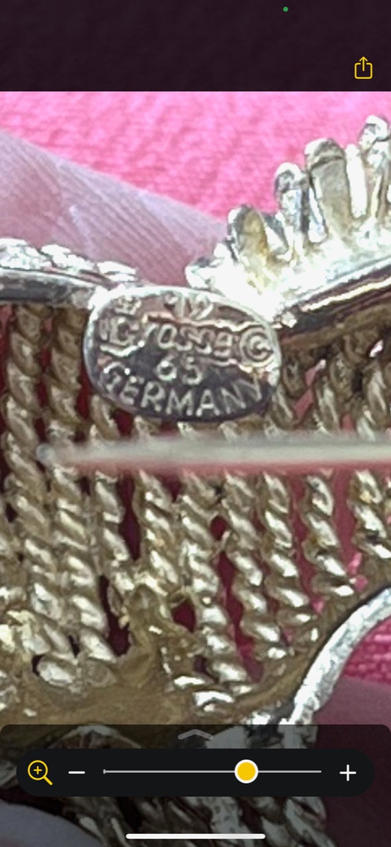 Rare Vintage 1965 Grosse Donkey Brooch - Gem