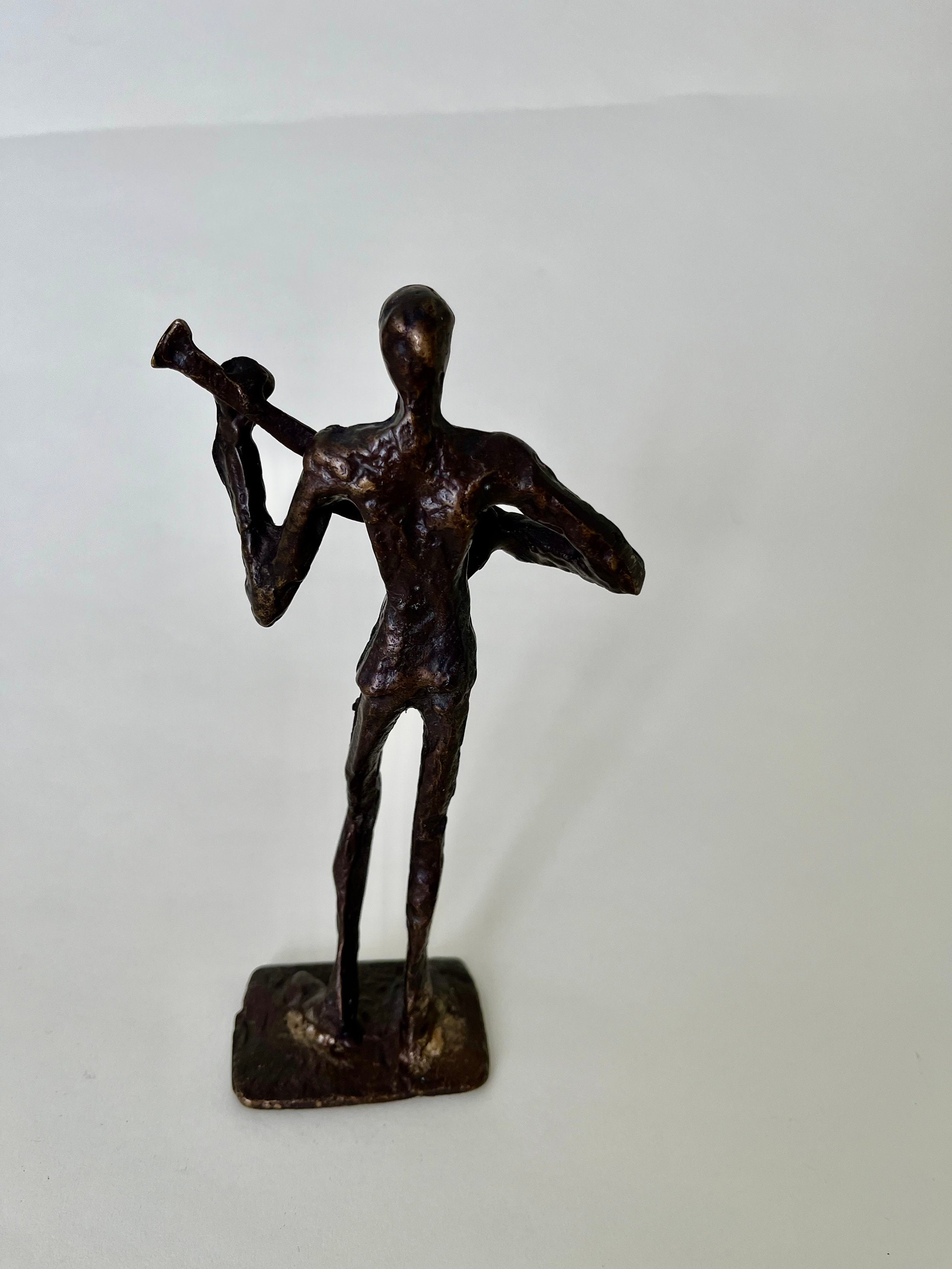 Mid Century Modern Brutalist Guitar Player - Etsy