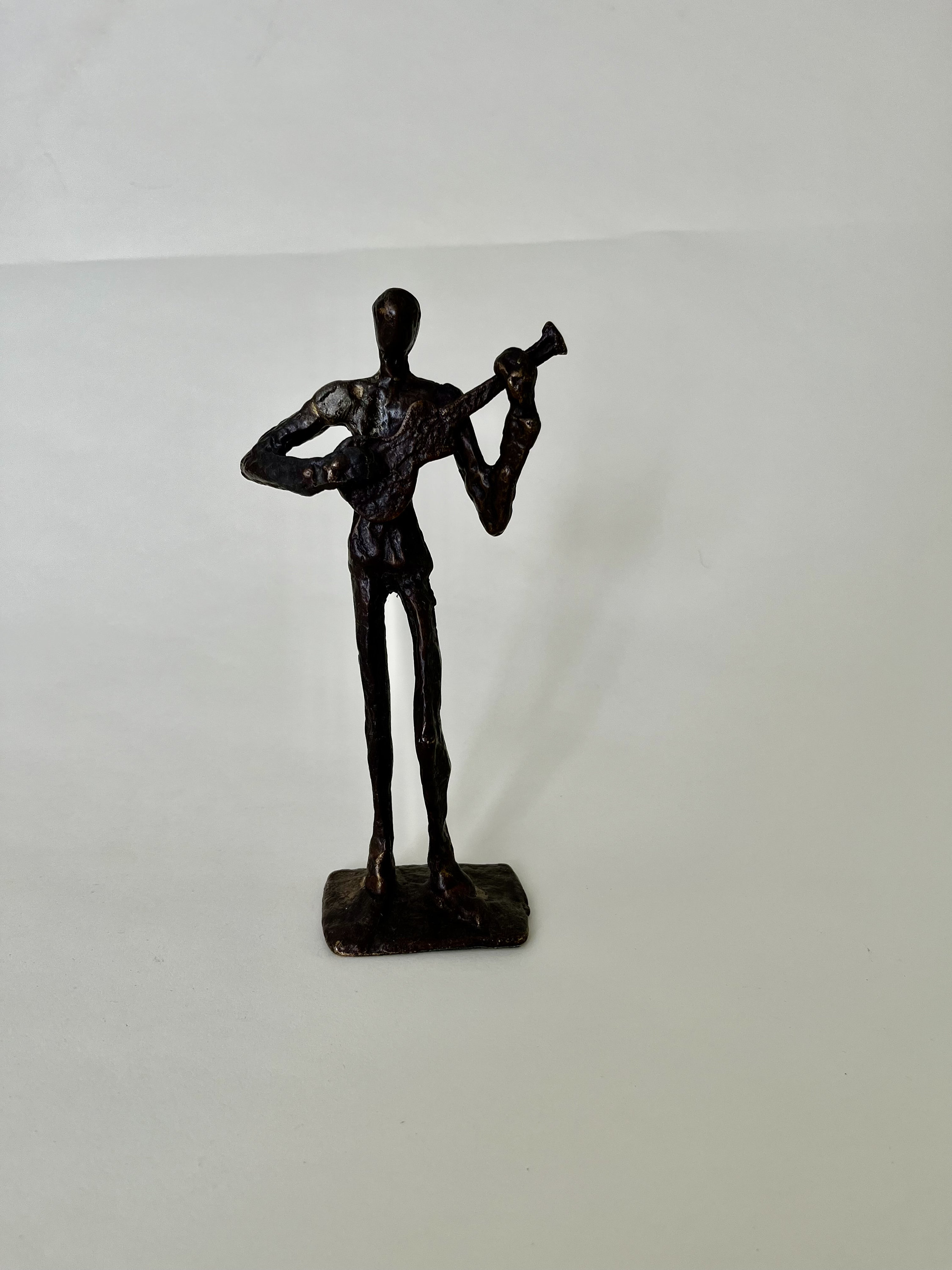 Mid Century Modern Brutalist Guitar Player - Etsy