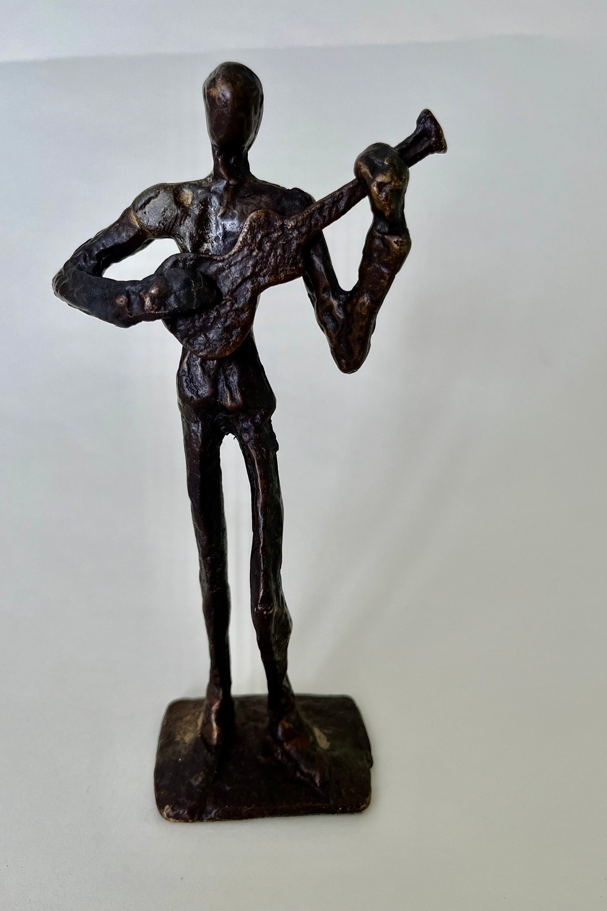 Mid Century Modern Brutalist Guitar Player - Etsy
