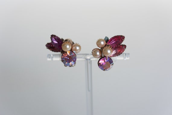 Vintage Regency Style Earrings - Gem