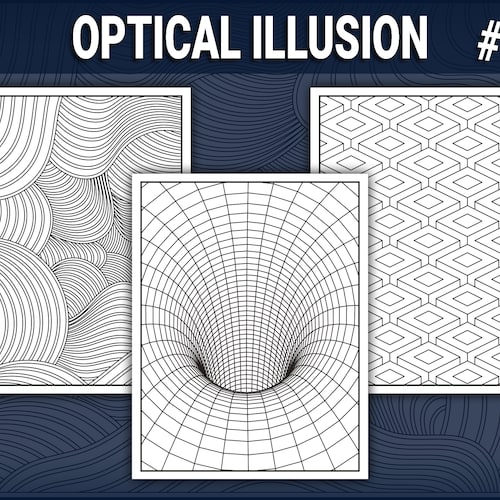 Optical Illusion Coloring Pages