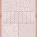 15 Mixed Abstract Patterns Coloring Pages, Geometric Shapes and 3D ...