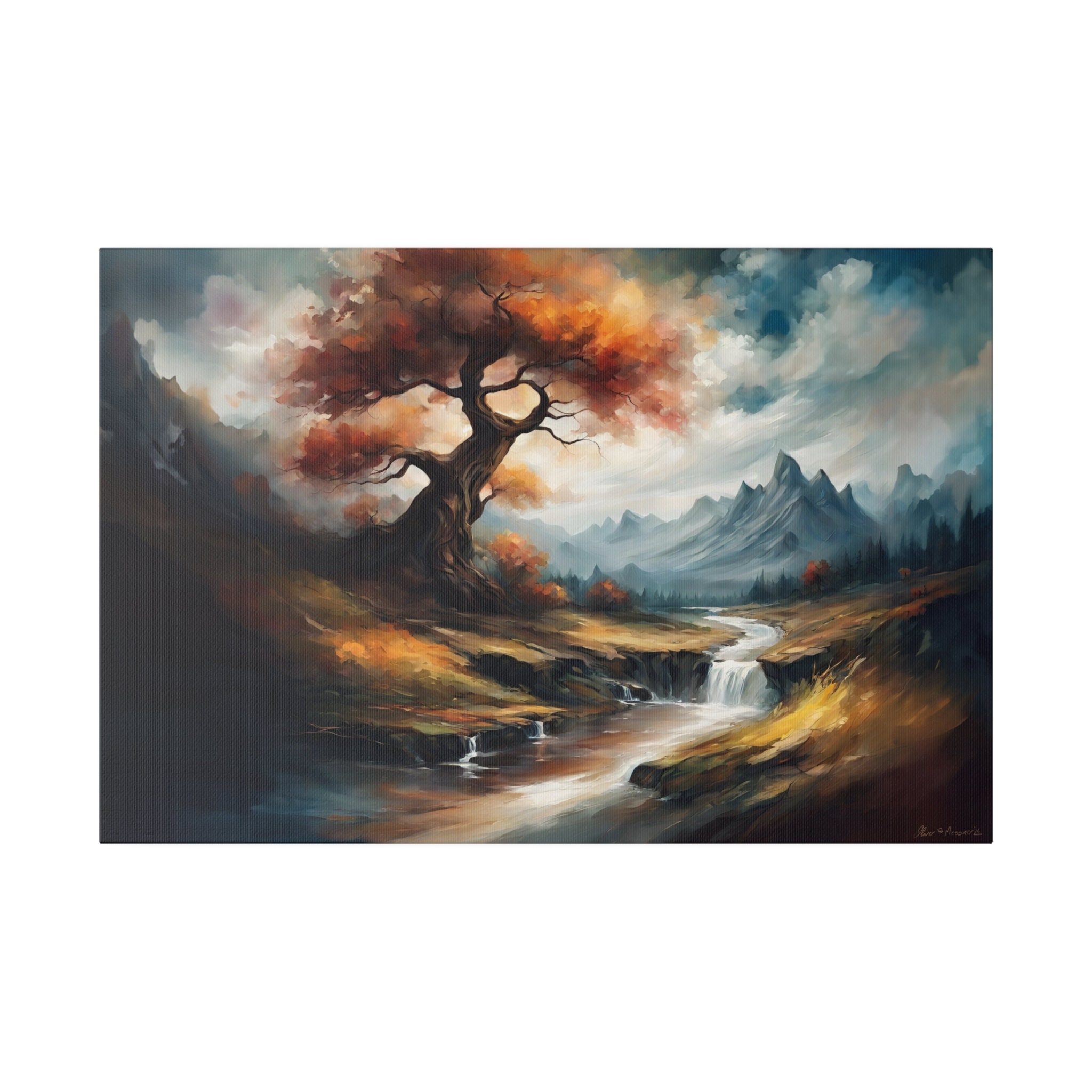 RICH AUTUMN VISTA Wall Art Deco High Quality Matte Canvas, Stretched, 0 ...