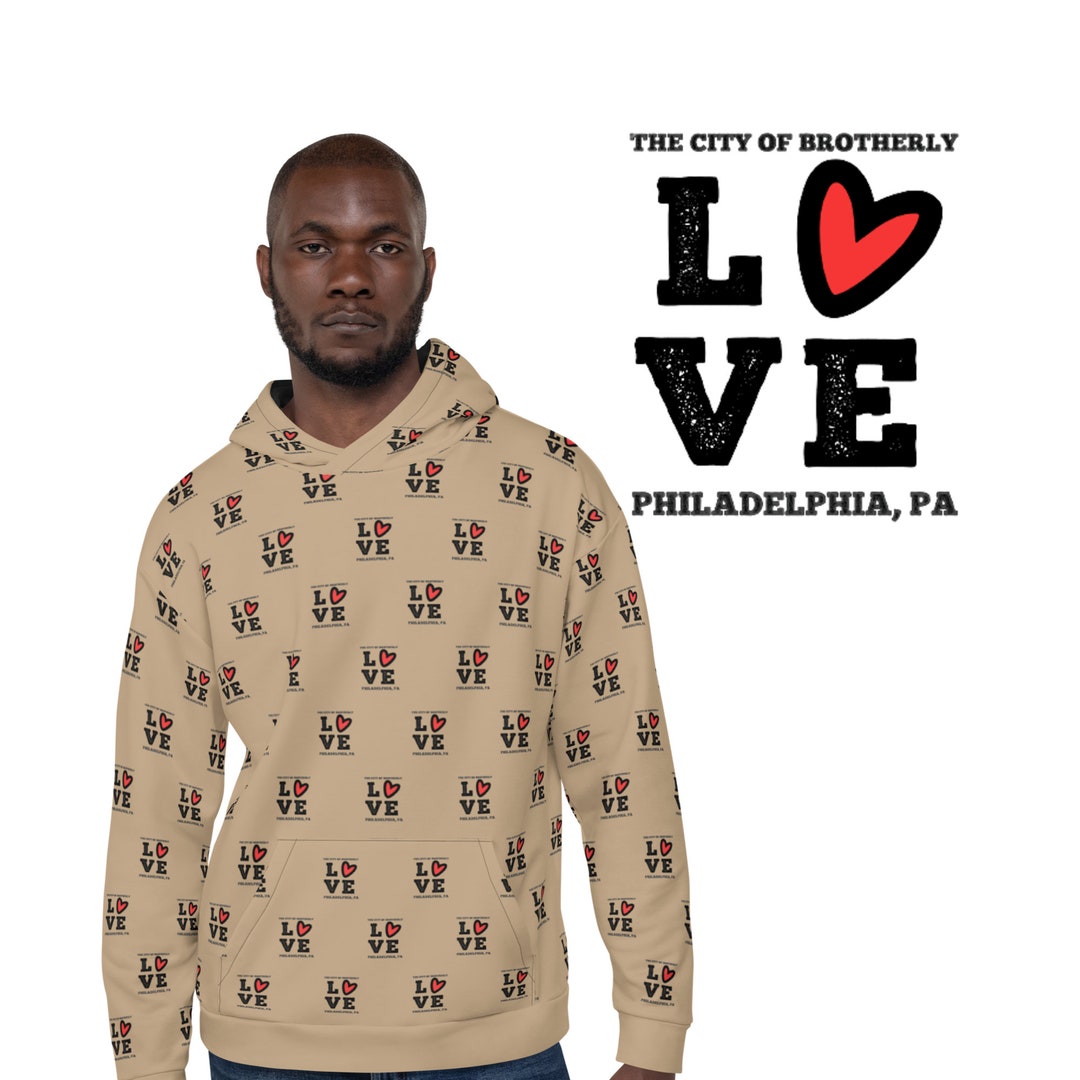 Philadelphia Hoodie Sweatshirt City of Brotherly Love Hoodie Philly ...