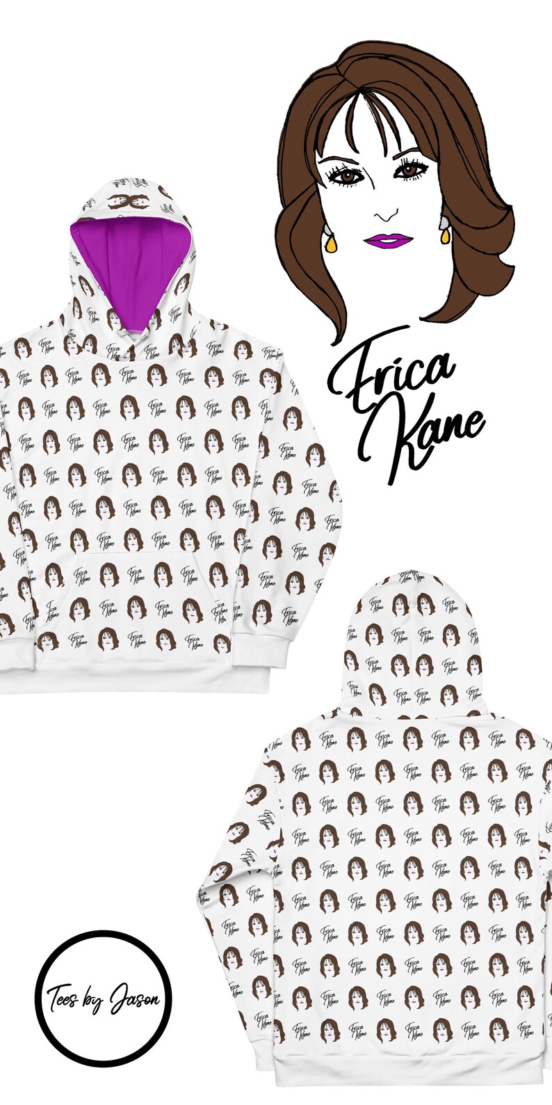 Erica Kane Sweatshirt All My Children Soap Opera Gift ABC Soap Fan Gift ...