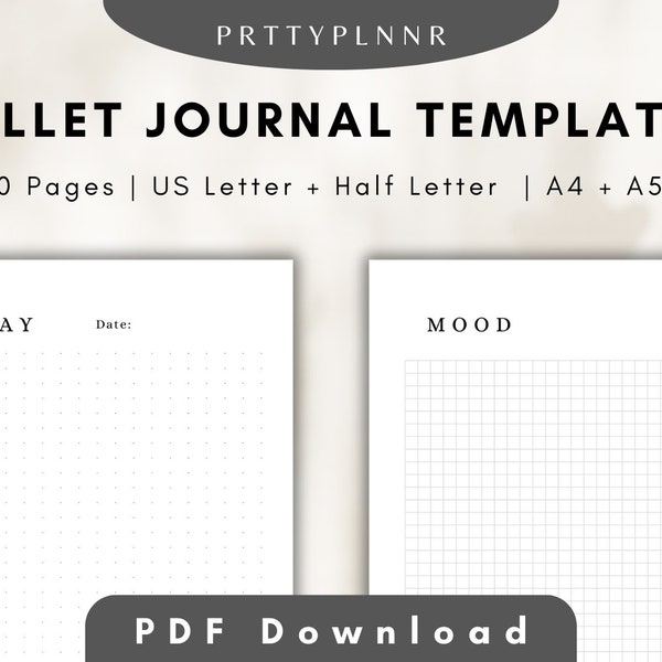 Bullet Journal Paper - Etsy