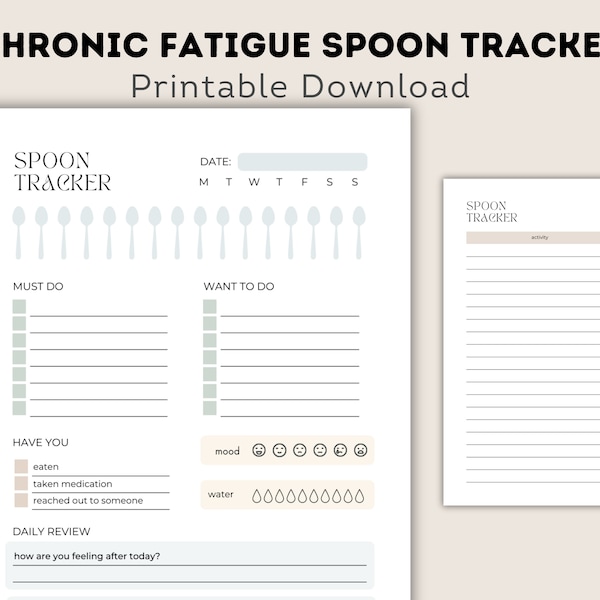 Chronic Illness Tracker Printable - Etsy