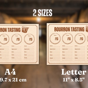 Printable Bourbon Tasting Guide - Flight Tasting Notes - Bourbon Score ...