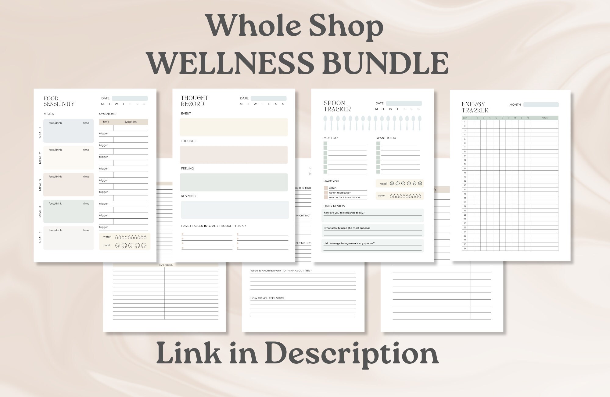 Food Sensitivity Tracker, Intolerance Journal, Allergy, IBS Symptom ...
