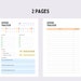 Daily Spoon Tracker, Spoon Theory Journal, Spoonie Diary, Fatigue ...
