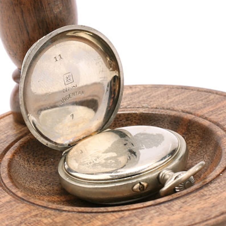 Antique Depose Argentan Pocket Watch, Open Face, Manual Wind - Etsy