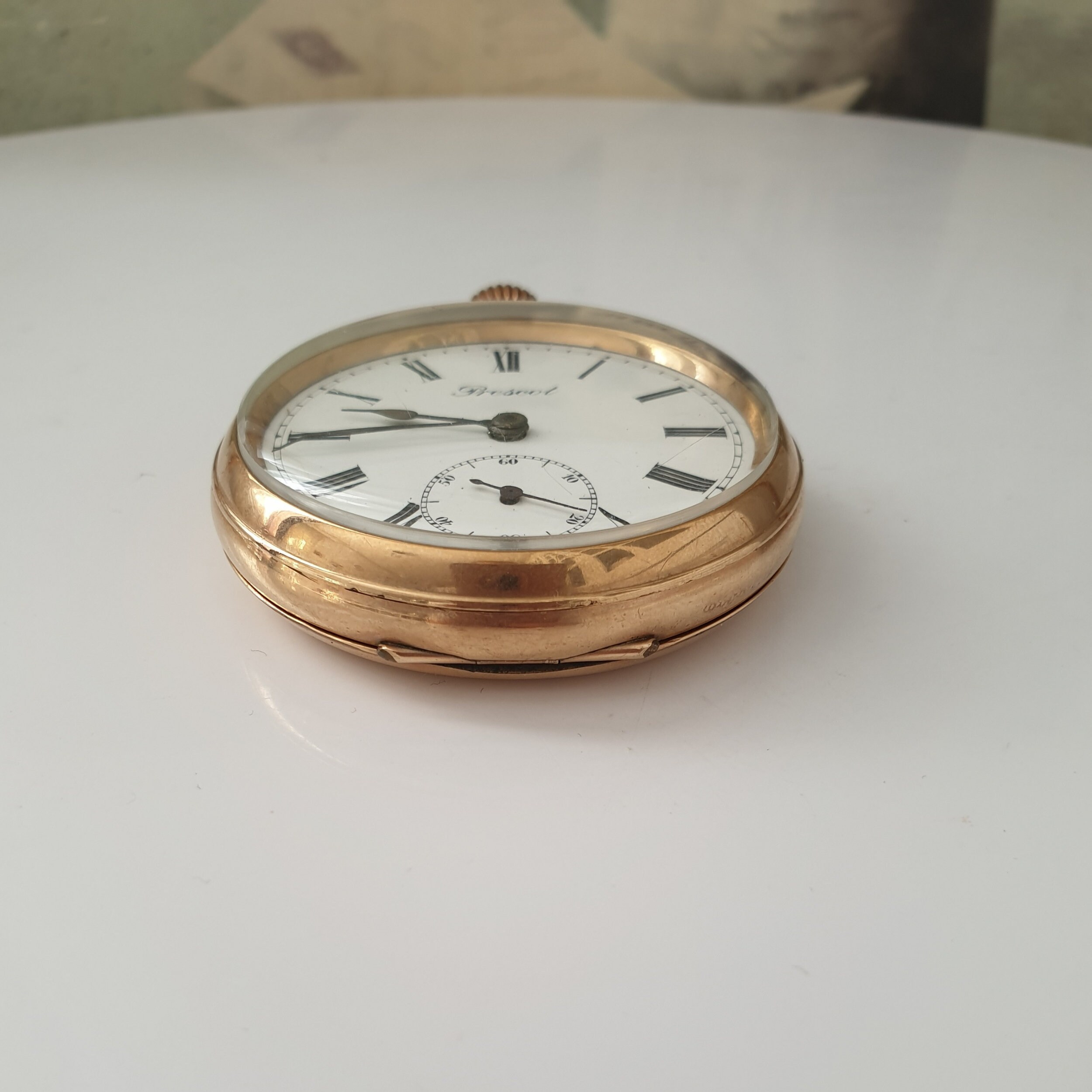 Antique Prescot Gold Plated Pocket Watch England Ca. 1900 - Etsy