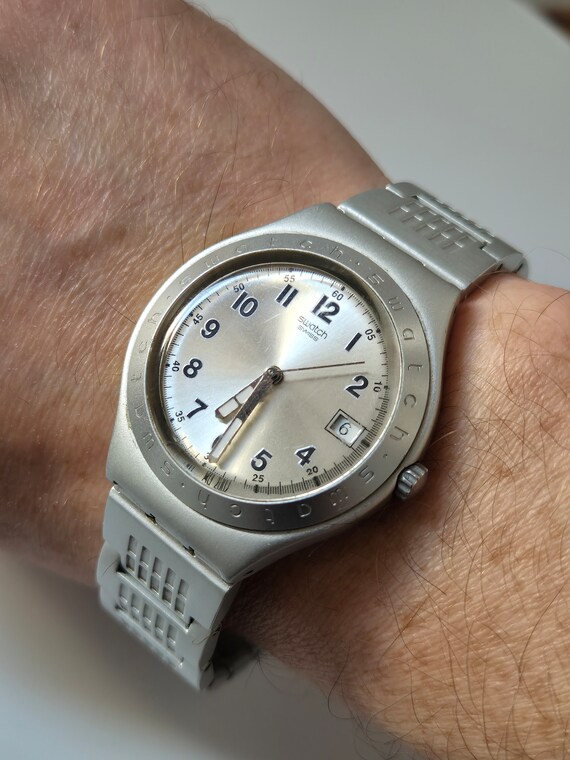 Vintage Swatch Irony Alumium Quartz Watch AG 2002,Col… - Gem