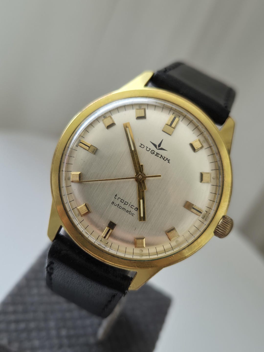 Rare Vintage Dugena Tropica Automatic Gold Plated Mens Watch 1960s ...