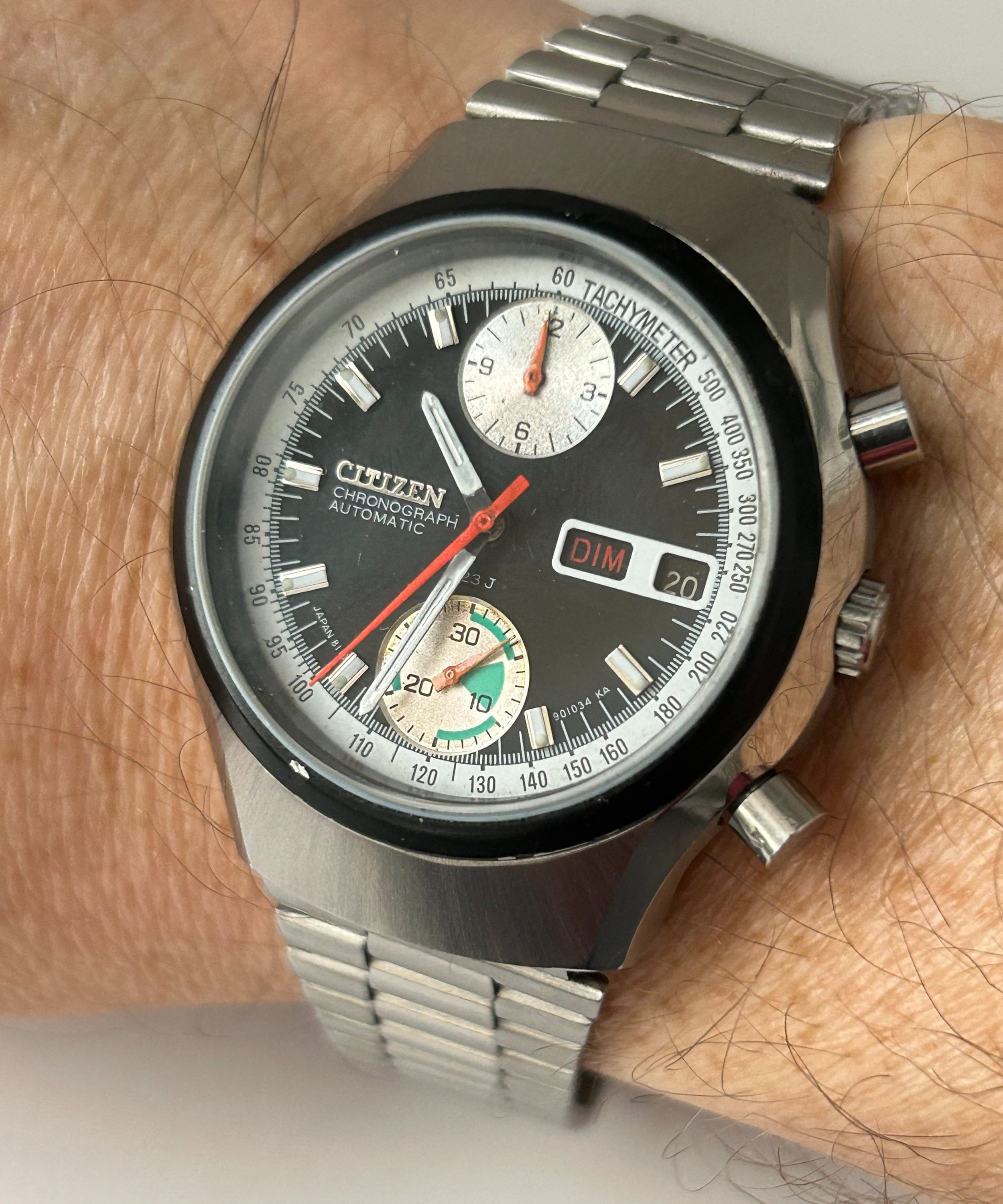 Rare Vintage CITIZEN 67-9020 Automatic Chronograph Fly-back Cal 8110A ...