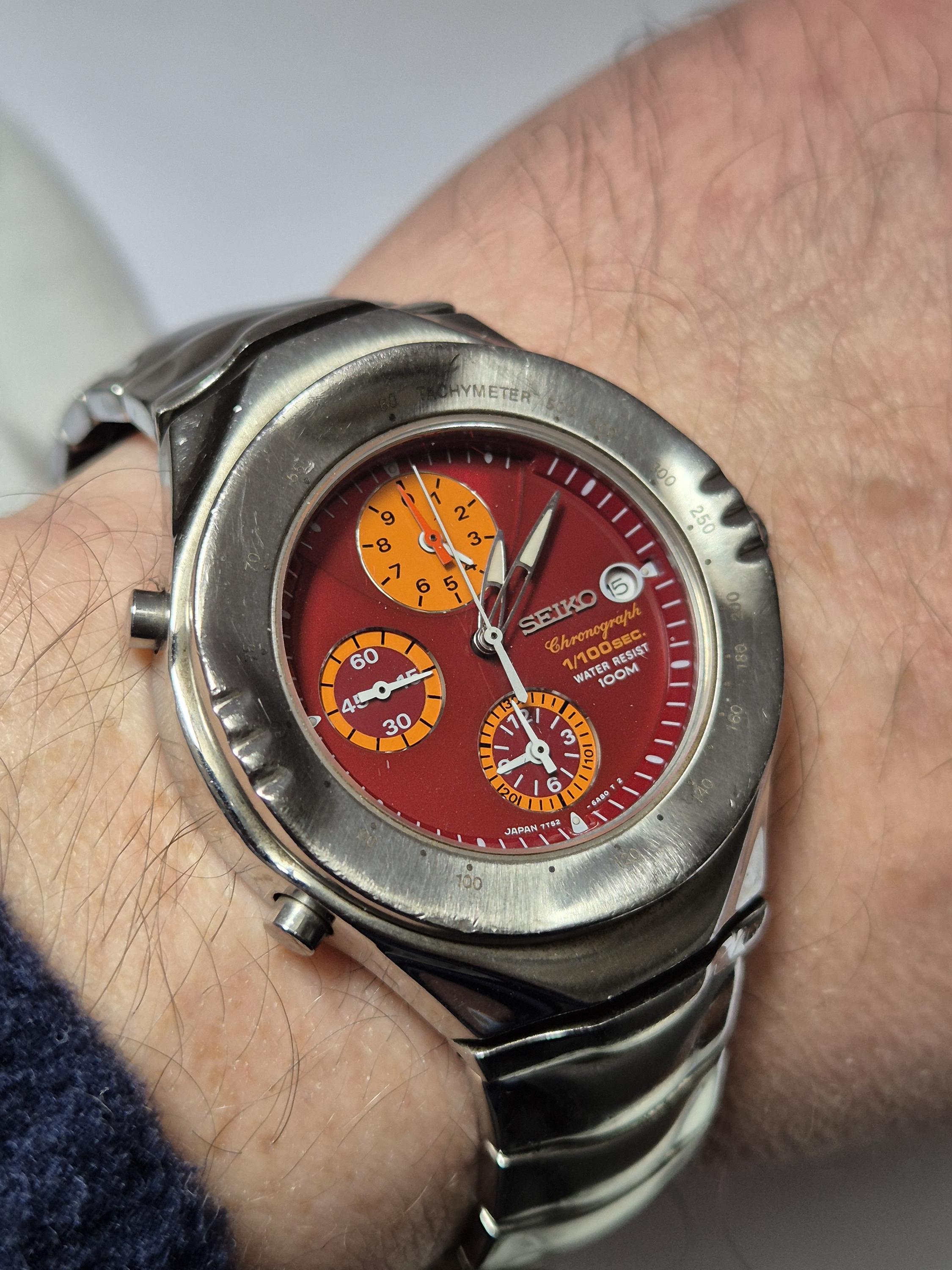 Ultra Rare Seiko Chronograph Macchina Sportiva by Giugiaro Design ...