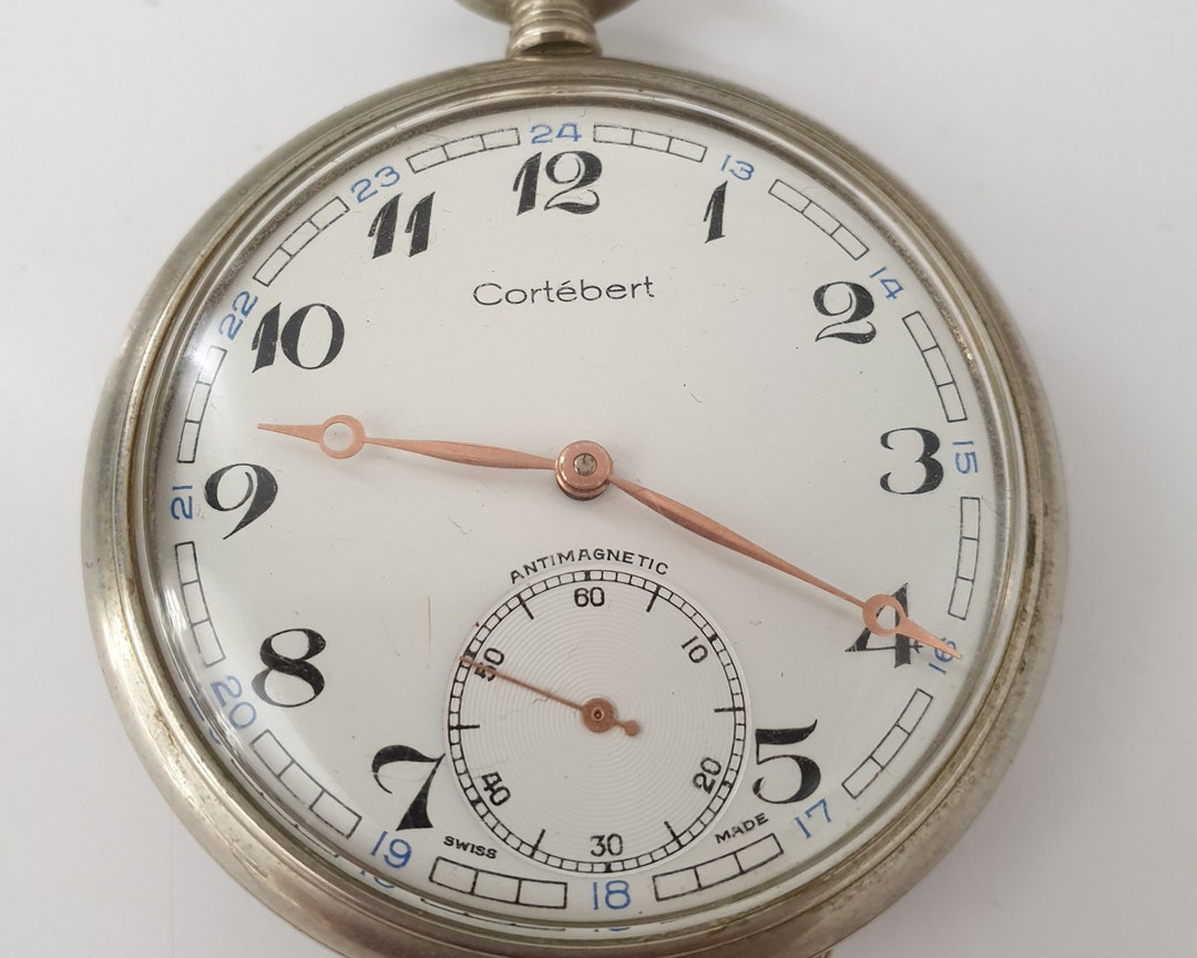 Cortebert 'anti Magnetic' Pocket Watch,vintage First Half 20th Century ...
